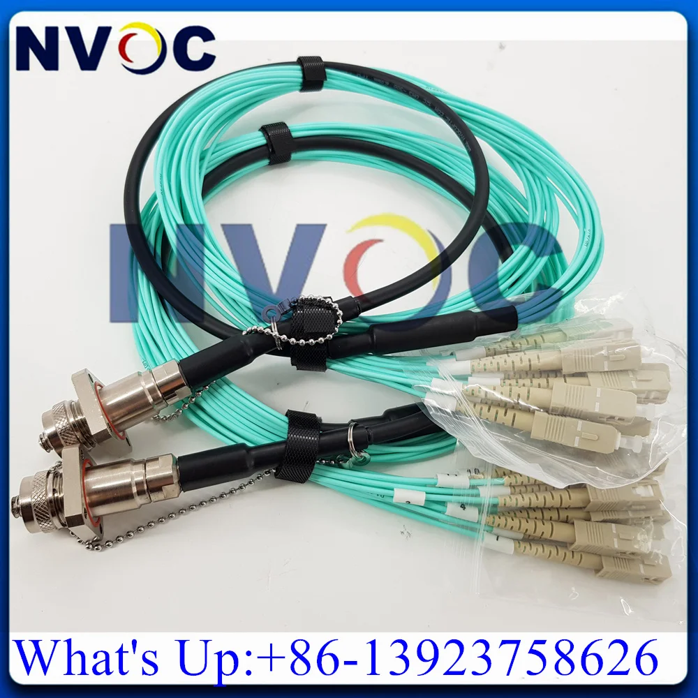 Modo múltiple, OM3-300,12C, Cable blindado de TPU de 6,0mm, 300M ...