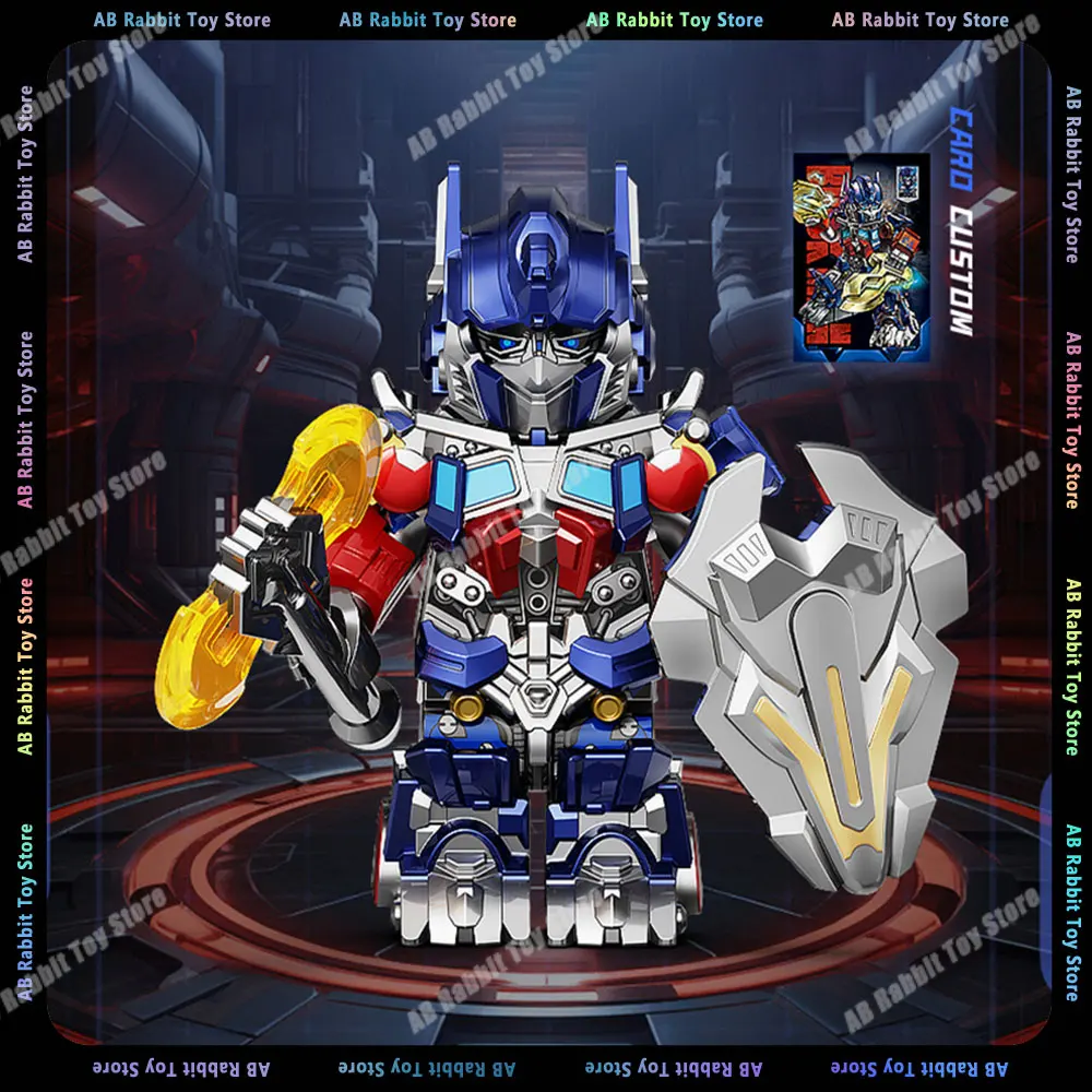 Brick-Man-Transformers-figura-de-acci-n-Optimus-Prime-Bumblebee-Kit-de ...