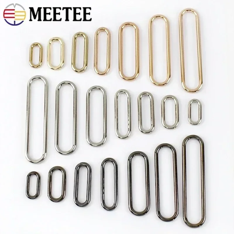 10Pcs-15mm-60mm-O-Ring-Metal-Oval-Buckles-Shoes-Clasp-Egg-Button-Bag ...