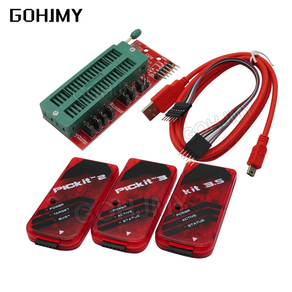 GOHJMY PICKit2 PICKIT3 PICKit3.5 Programmer+PIC ICD2 PICKit 2 PICKIT 3 PICKIT 3.5 Programming ...