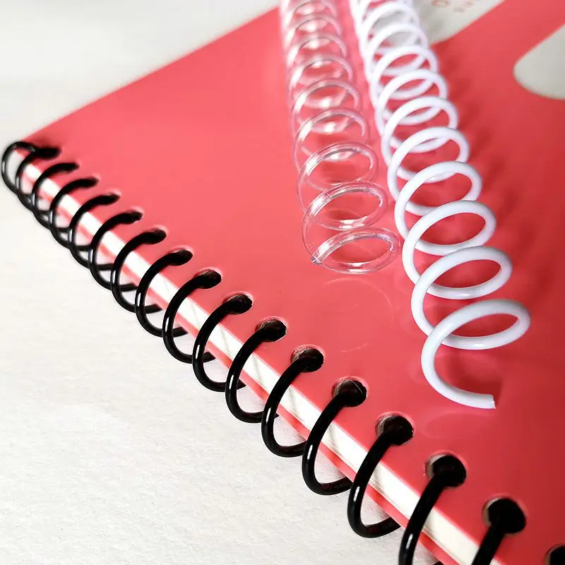 10Pcs-8-16mm-Spiral-Binding-Coil-A4-46-Hole-Plastic-Single-Coils-Loose ...