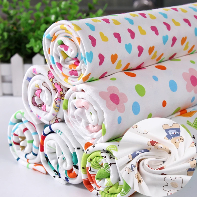 High-Quality-Soft-Pure-Cotton-Baby-Printed-Knitted-Fabric-For-Cartoon ...