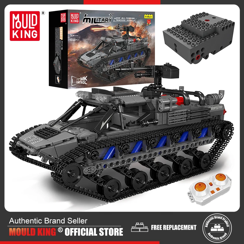 Mould-King-20030-Military-Tank-Building-Block-Remote-Control-EV2-All ...