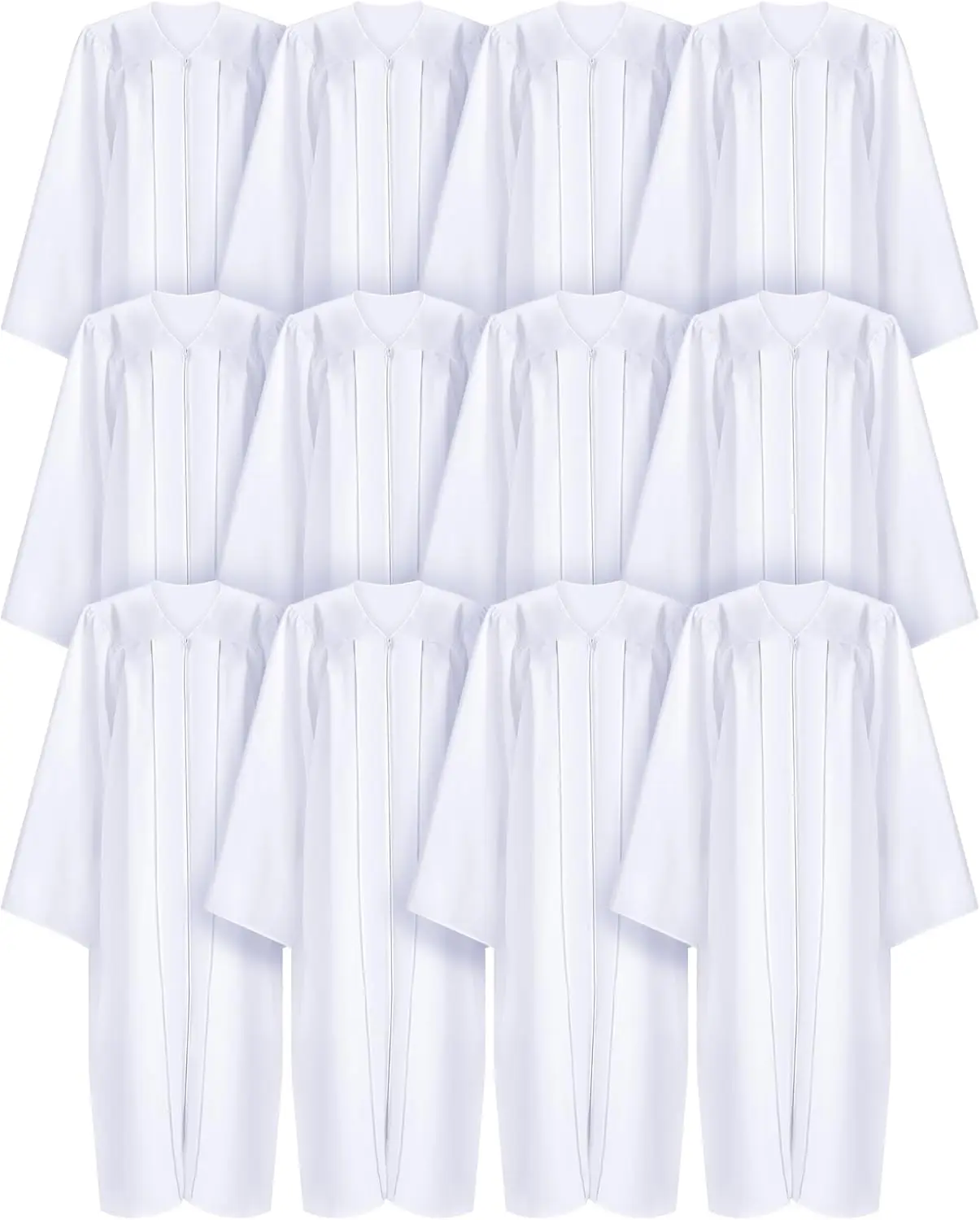 Wholesale Unisex Matte Choir Robes for Church White Baptism Graduation ...