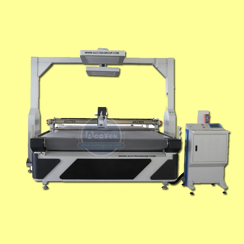 CNC Oscillating Blade Leather Cutter Vibrating Knife Cutting Machine ...