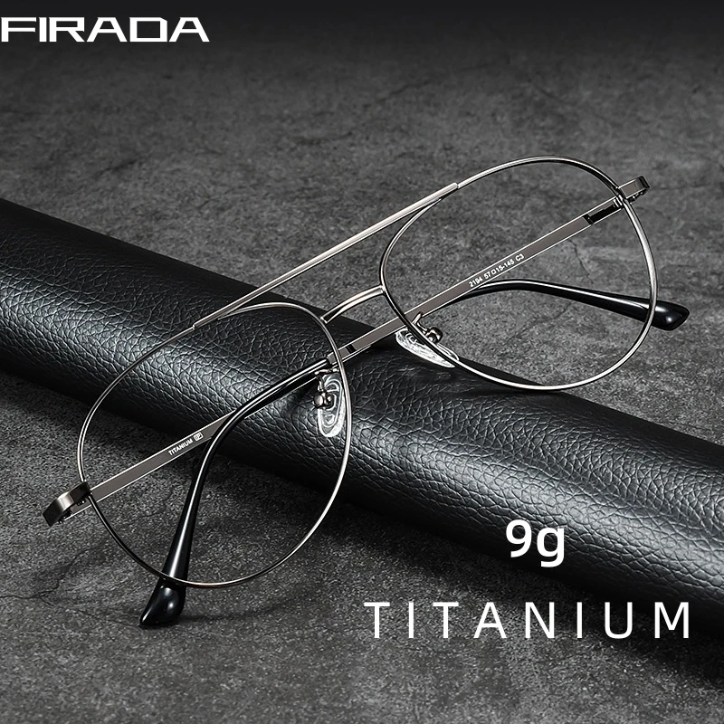 FIRADA Fashion Plus Size Aviator Eyeglasses Vintage Comfortable ...