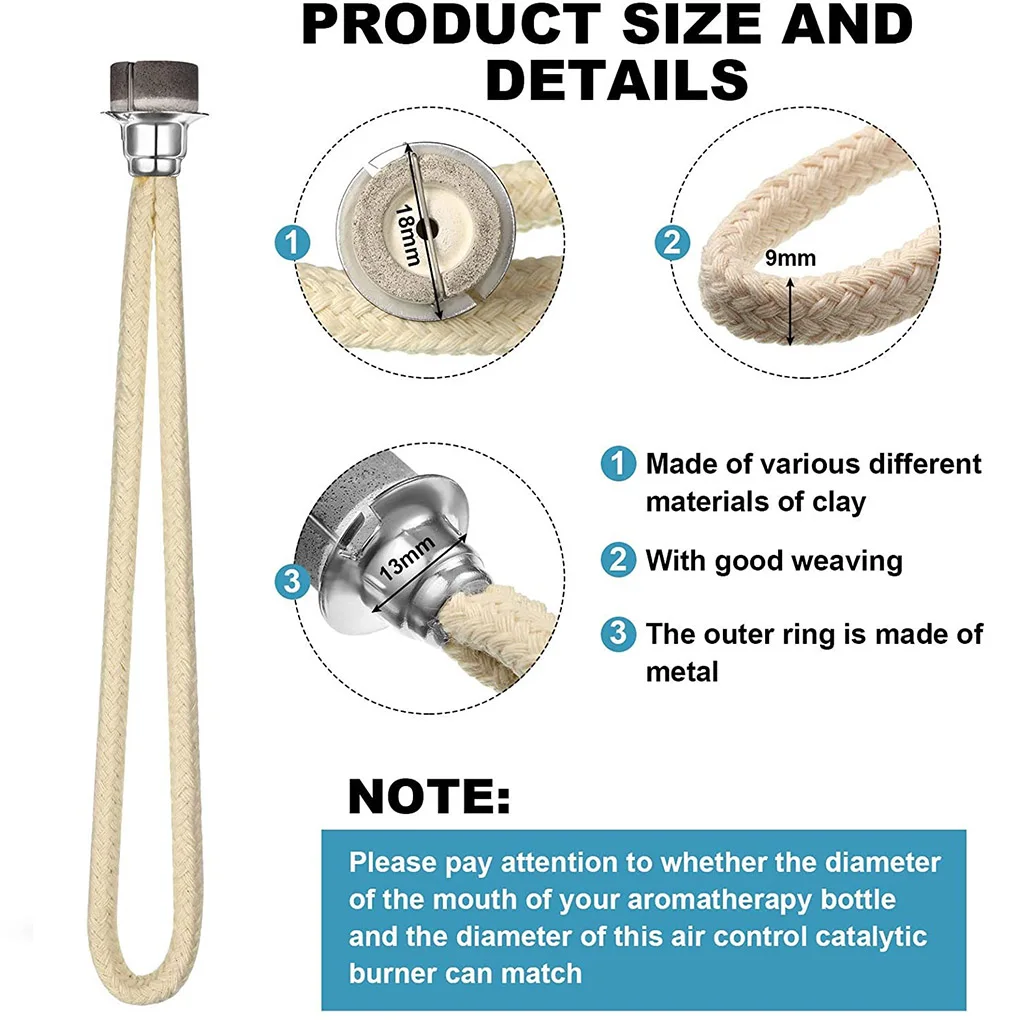 Fragrance-Lamp-Wick-Cotton-Rope-Oil-Diffuser-Replacement-Wick-Airtight ...