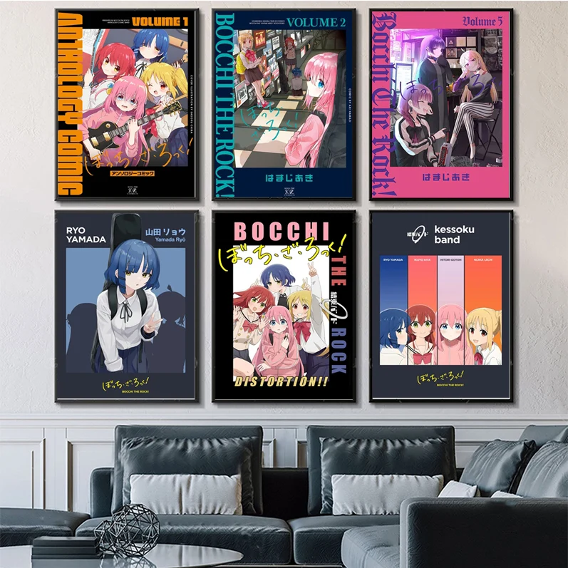 Hot-Anime-BOCCHI-THE-ROCK-Poster-Self-adhesive-Art-Poster-Whitepaper ...
