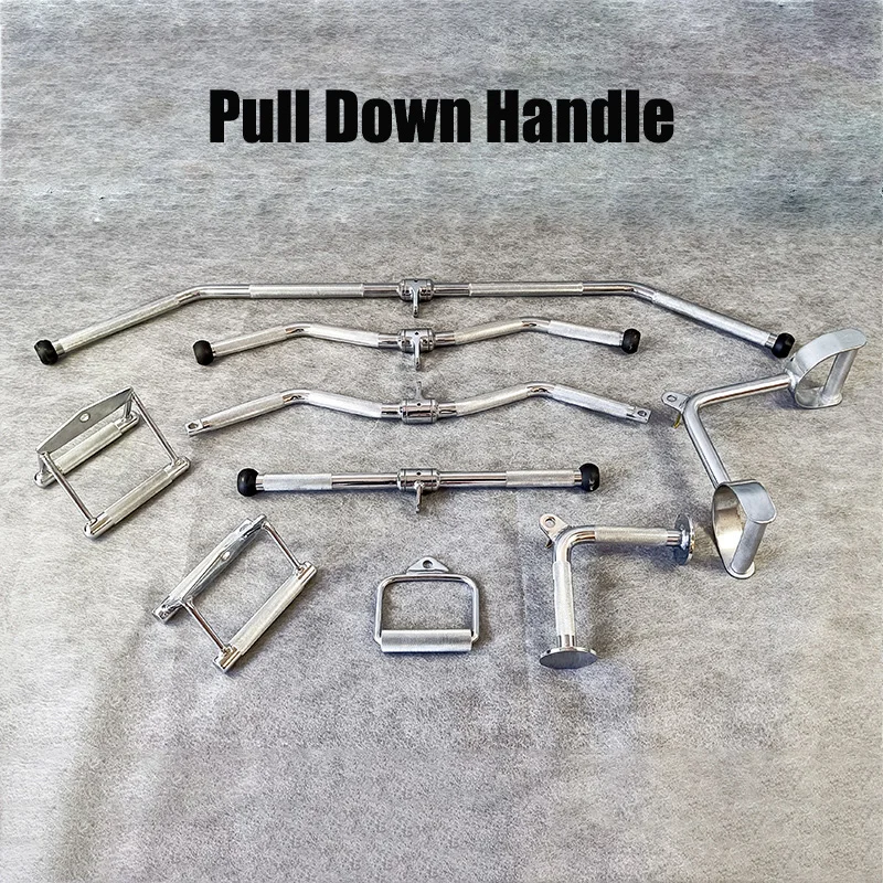 Pull-down-Fitness-Handle-Solid-Electroplating-Pull-Back-Bar-Triceps ...