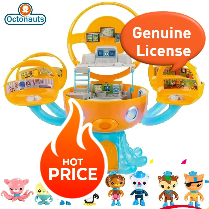 TV Octonauts Model Toy Octopod Castle Shark Adventure Plsyset Barnacles ...
