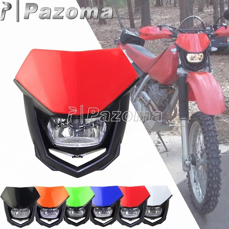 Motocross Off Road Universal Headlights Headlamp Dirt Bike Supermoto ...
