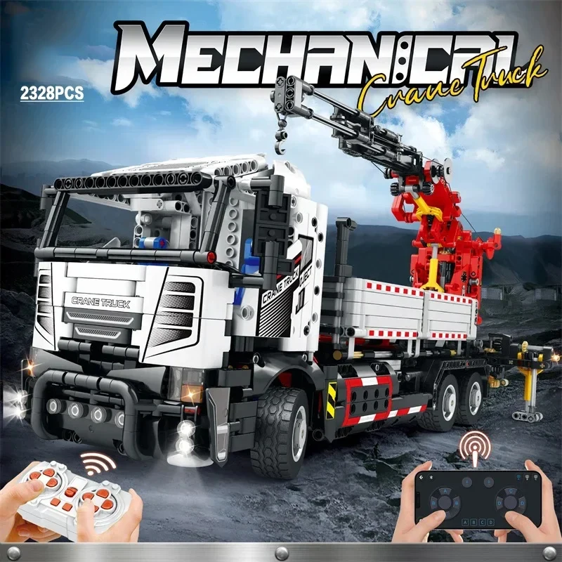 2328PCS-multifunzionale-gru-camion-Building-Blocks-telecomando ...