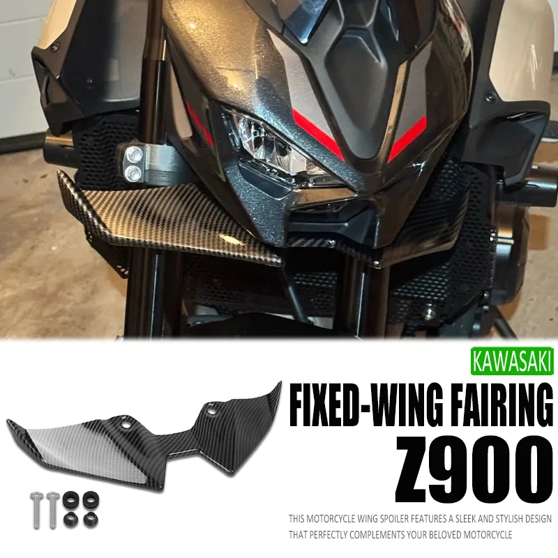 For Kawasaki Z900 Z900SE 2025+ Motorcycle Front Lip Spoiler Wind Wing ...