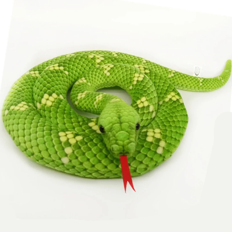 190-280cm-Simulated-Python-Plush-Toy-Lifelike-Anaconda-Doll-Soft ...