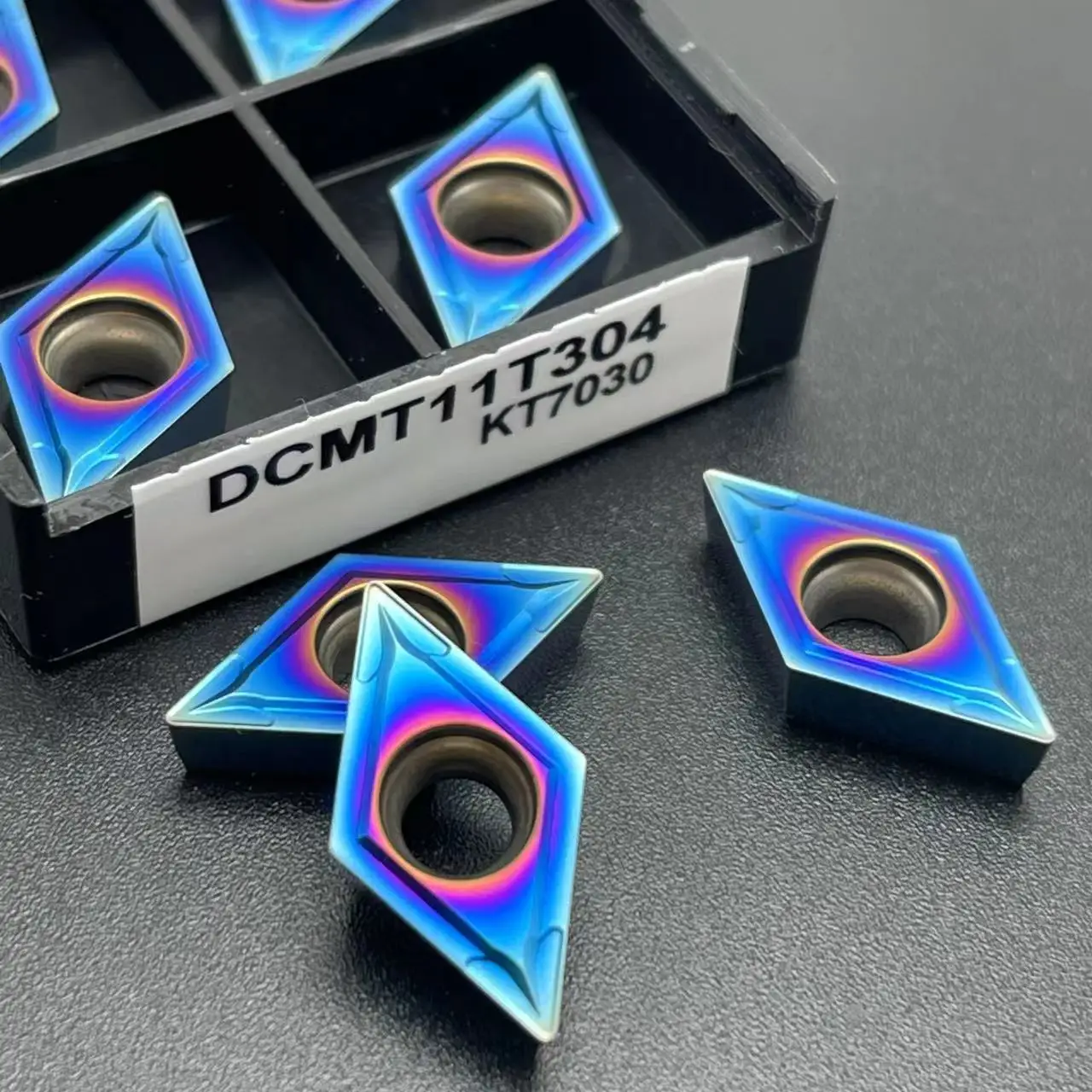 DCMT11T304-DCMT11T308-stainless-steel-HRC55-nano-blue-carbide-tool-DCMT ...
