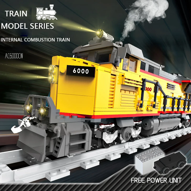 Creative-Remote-Control-AC6000-Internal-Combustion-Train-Model-Power ...
