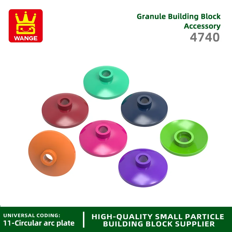 Wange 384PCS/lot 4740 Circular Disc Builing Blocks Moc 2x2 Loose Parts ...