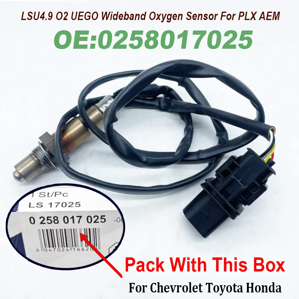 0258017025 WideBand Oxygen Lambda Sensor LSU4.9 258017025 for PLX UEGO ...