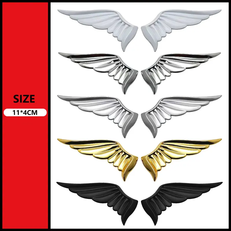 3D-Modeling-Angel-Wing-Body-Decal-Rear-Boot-Vehicle-Logo-Decoration ...