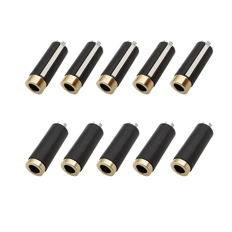 10Pcs-Jack-3-4-Pin-3-5mm-Stereo-Audio-Female-Socket-Connector-Solder ...
