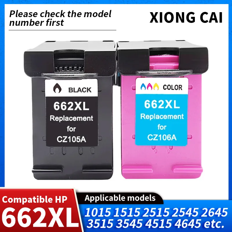 662-XL-662XL-Ink-Cartridge-Remanufactured-for-HP662-for-HP-Deskjet-1015 ...