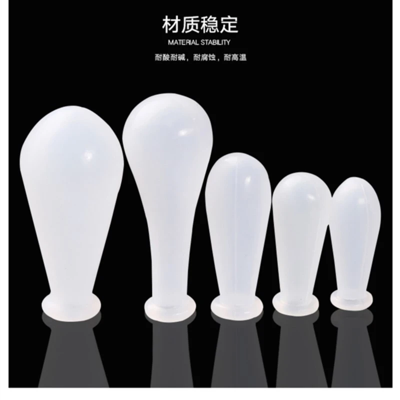 10pcs Laboratory White Silicone Suction Ball Water Pipette Ball Bulb ...