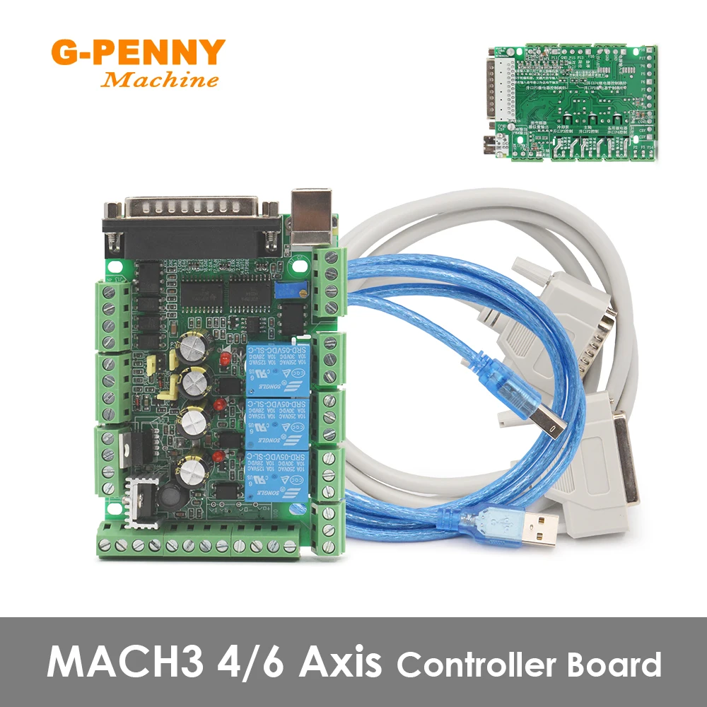 MACH3 Controller card 4/6 Axis for stepper motor driver motion ...