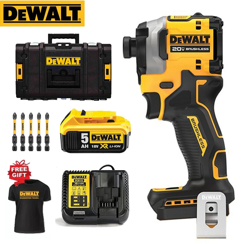 Dewalt Dcf850 Cordless Impact Driver Kit 20v Lithium-ion 18v Brushless ...