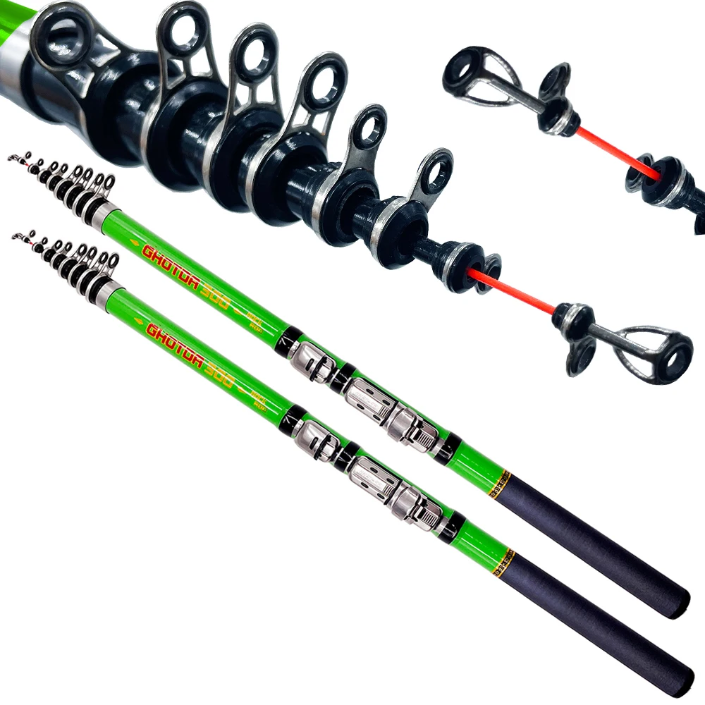 Hard-Carbon-Rock-Fishing-Rod-telesc-pico-P-lo-gua-doce-Pesca-Tackle-4-5 ...