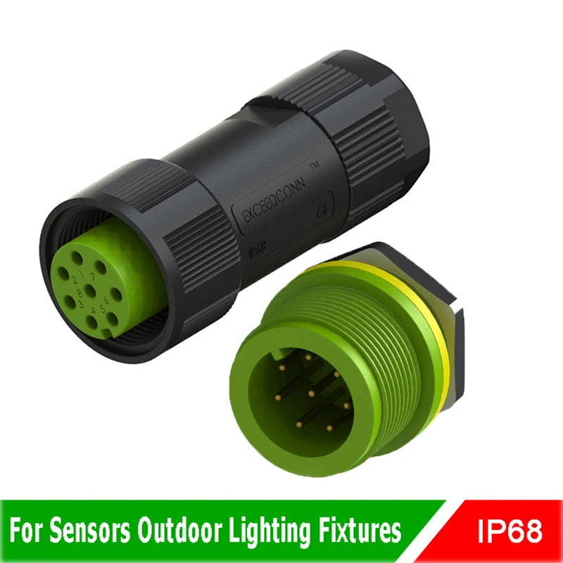 10pcs-set-Industry-Waterproof-Power-IP68-Aviation-Connector-8-Pin ...