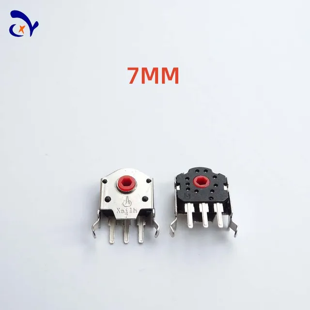 5PCS/10PCS Kailh Dustproof Mouse Wheel Encoder Decoder 7 9 10 11mm Red Core