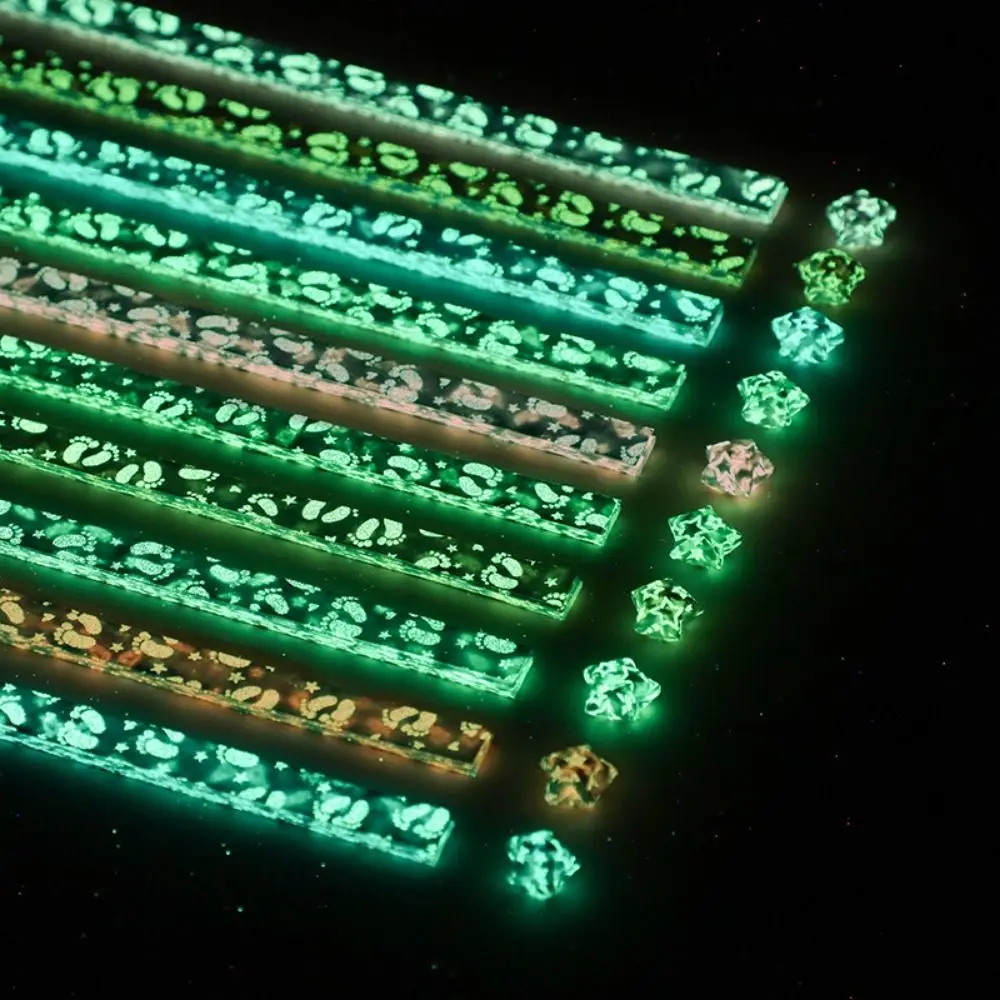 210 hojas de papel de Origami luminoso con estrellas, tiras de 10 ...