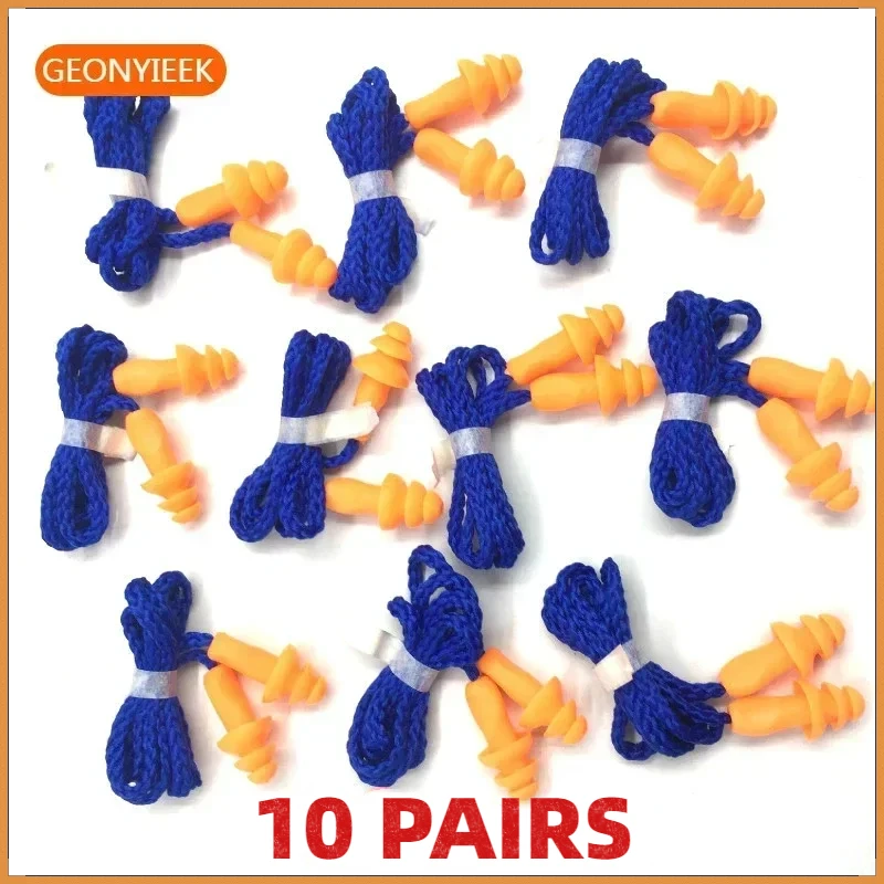 10-Pairs-Comfort-Soft-Foam-Ear-Plugs-Tapered-Travel-Sleep-Noise ...
