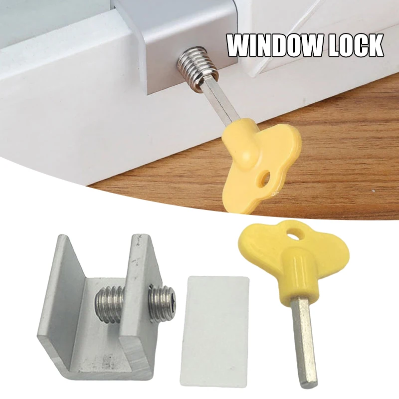 Newly Window Lock Stopper Sliding Safety Anti Theft Lock Stops ...