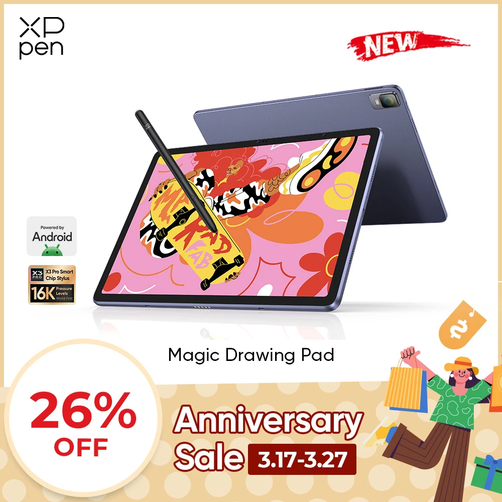 XPPen-Magic-Drawing-Pad-12-2-inch-Tablet-Android-8GB-256GB-8000mAh-with ...