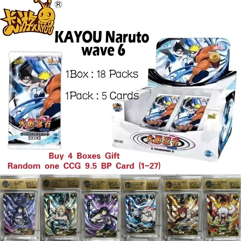 2024-KAYOU-Naruto-New-Box-T4W6-TCG-Ninja-Era-Booster-Box-Uzumaki-Sasuke ...
