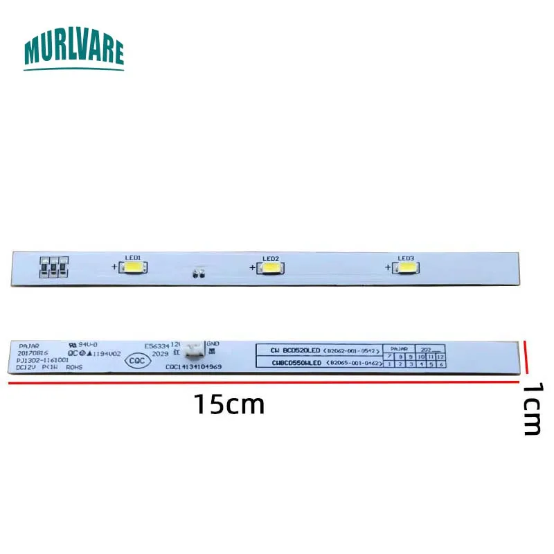 12V-3-Lamps-CQC14134104969-Refrigerator-Refrigeration-Lighting-LED-Strip-for-Skyworth-BCD-469 ...