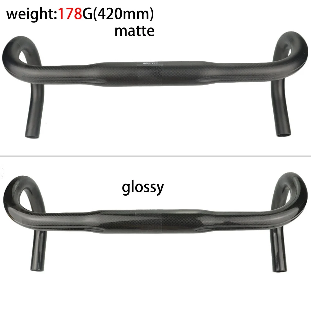 Full-Carbon-handlebar-Road-Bike-Handlebar-31-8mm-3K-UD-Drop-Bar-400-420 ...