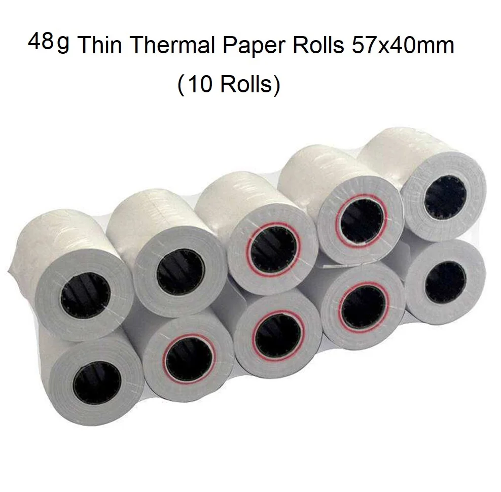10-Rolls-18-Meter-Length-48g-Thin-Thermal-Paper-Rolls-57x40mm-Cash ...