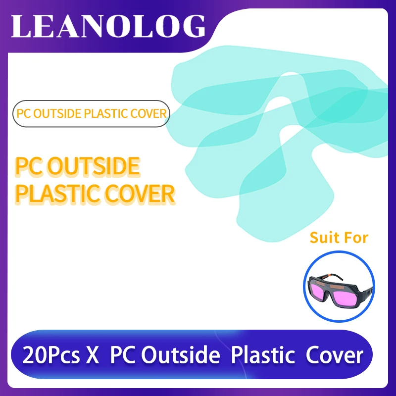 20PCS Protective Plastic Plate(PC) of the Solar Auto Darkening Welding ...