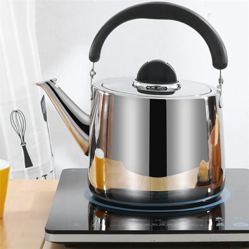 Stainless Steel Thickened Whistle Sounding Kettle Large Capacity Gas ...