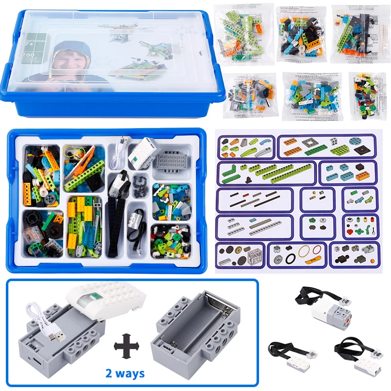 Kit de construcción de robótica para niños, juguete de ladrillos para ...