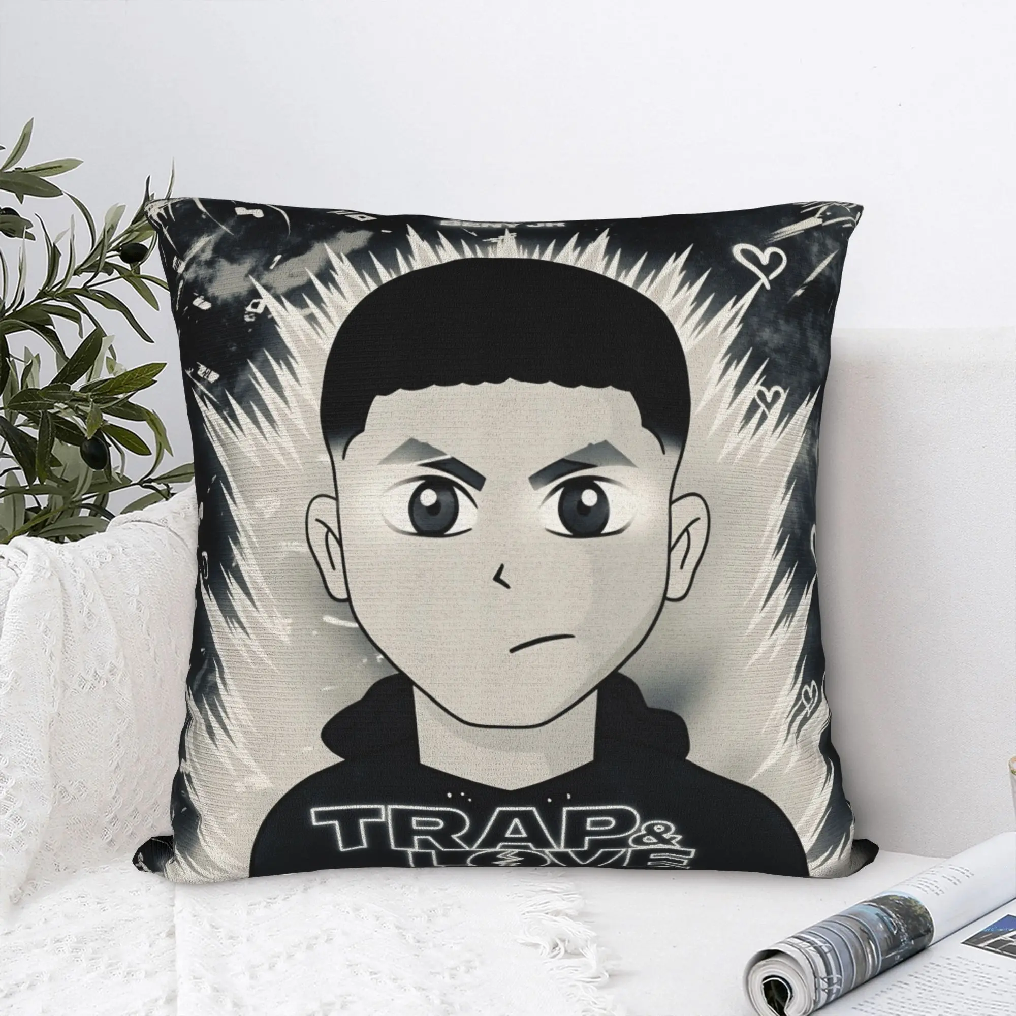 Rapper B-BENY JR Album Cover Pillow Cover Print Cushion Cover Funny ...