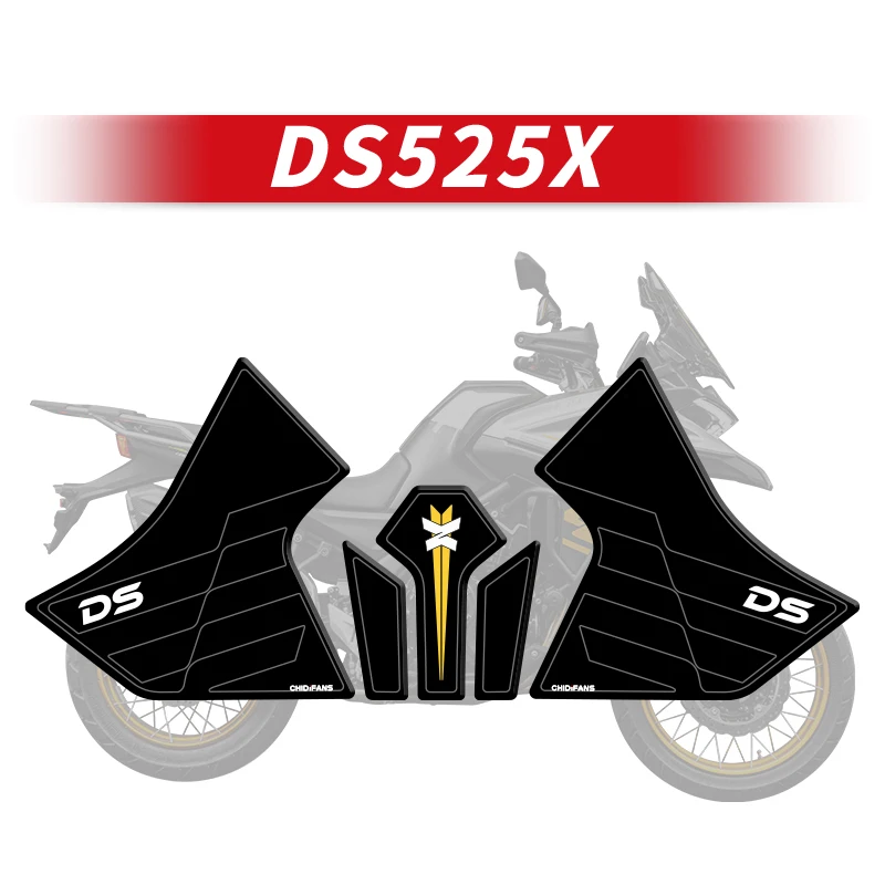 For-VOGE-DS525X-DSX525-Motorcycle-Rubber-Fuel-Tank-Decoration-And ...