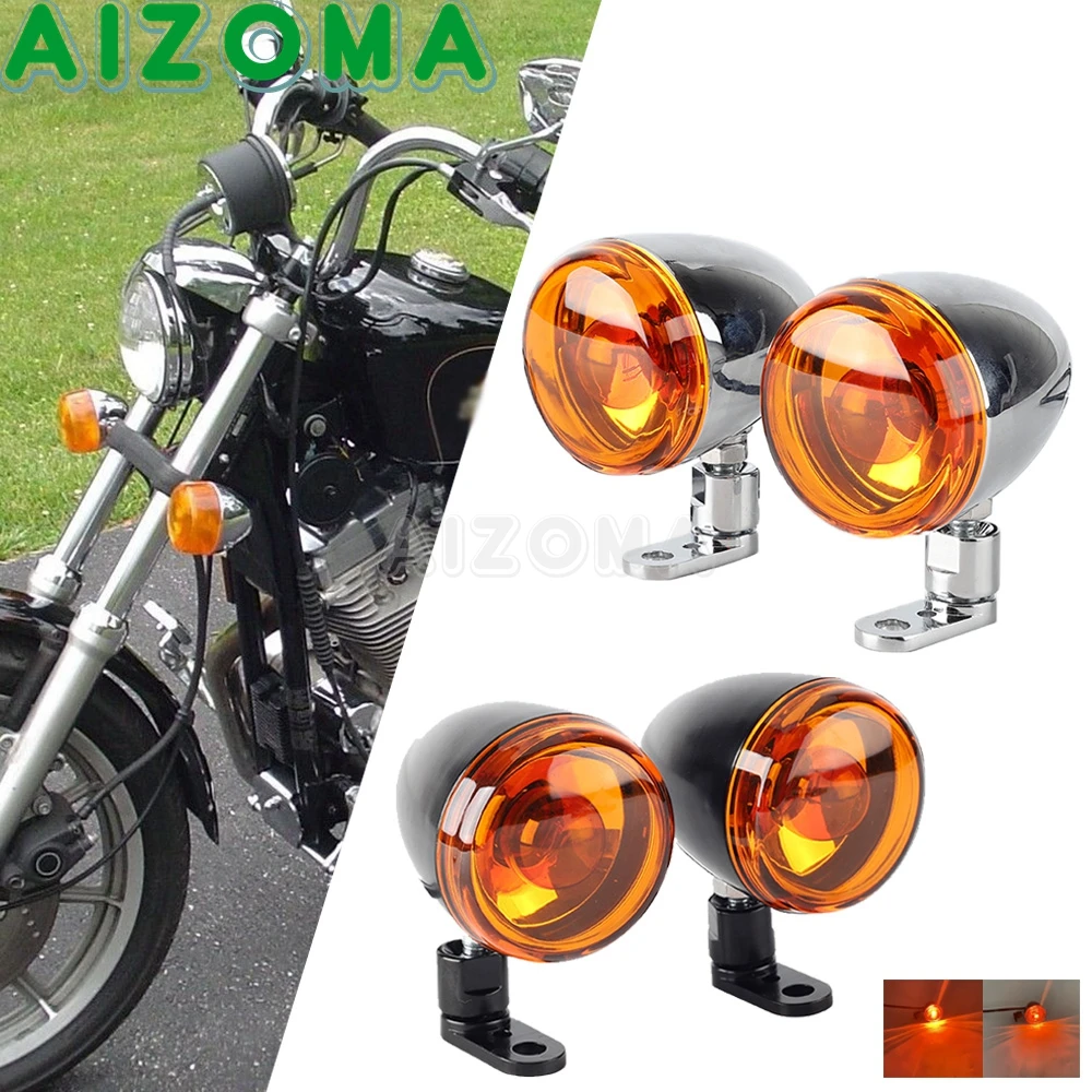 Bullet Motorcycle Turn Signal Light Lamp Indicator Flasher Blinker For ...