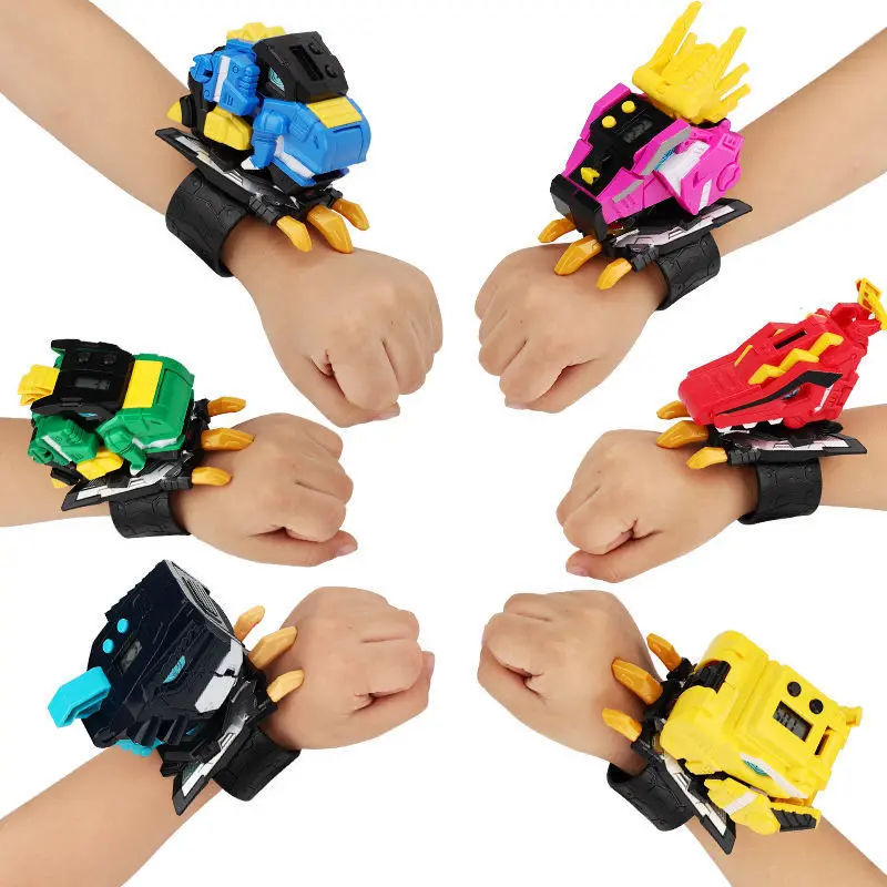 Distortion-Dinosaur-Electronic-Watches-Children-s-Assemble-Transforming ...