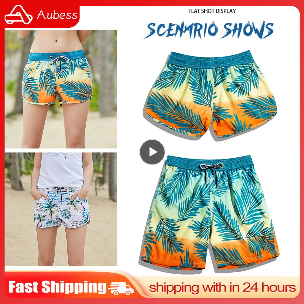 Matching-Couple-Swimsuit-Swimming-Shorts-Men-Swimwear-Women-Bermuda ...