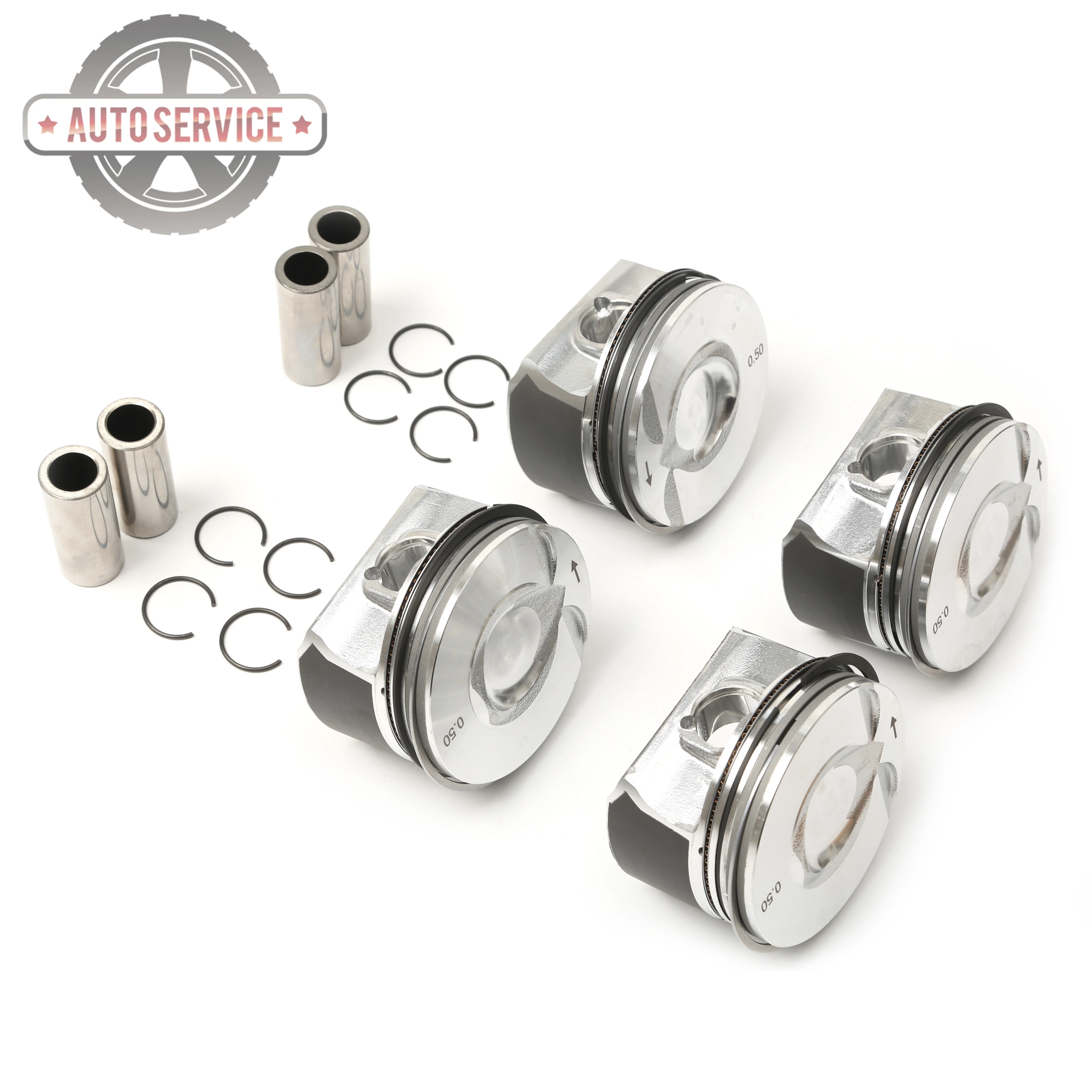 11257576973 Car New Oversized 0.5MM Pistons Assembly Set For BMW MINI ...