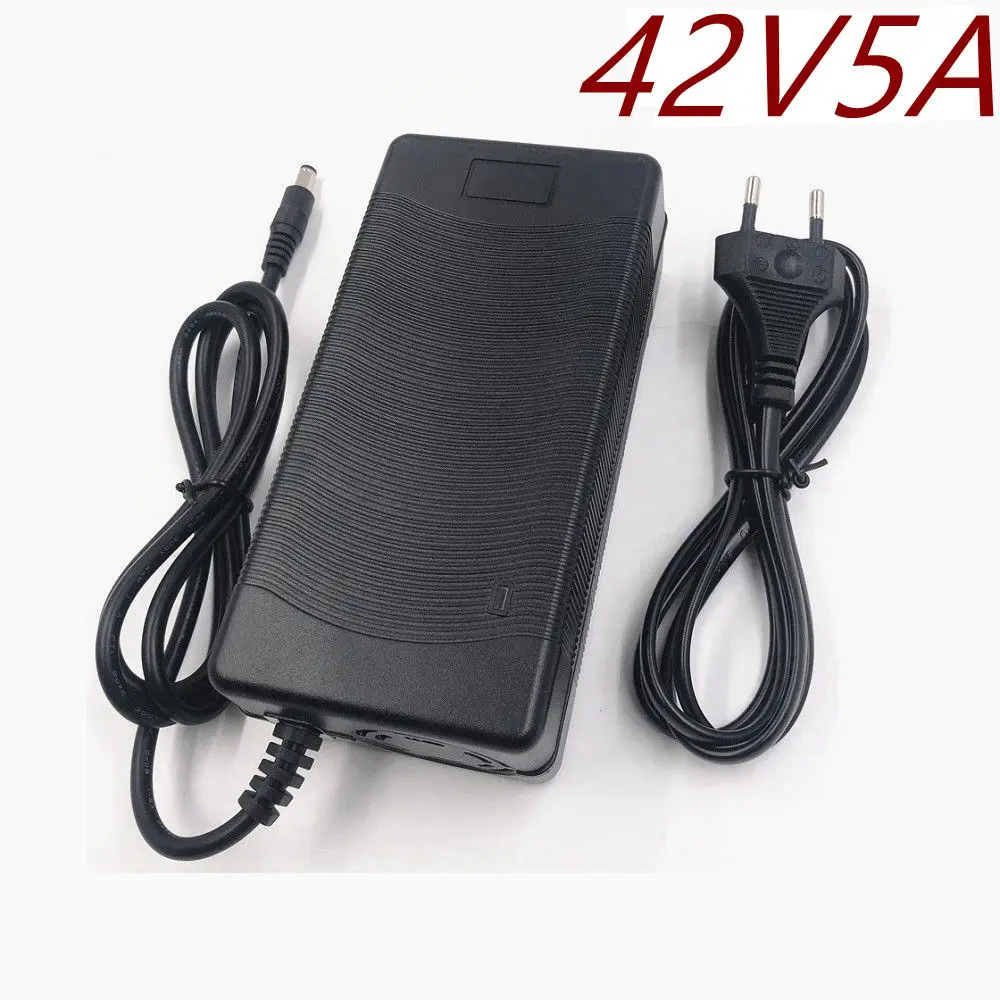 36v 5a Lithium Electric E Bike Battery Charger 42v 5a 36 Volt 10s Ebike Scooter Bicycle Li Ion ...