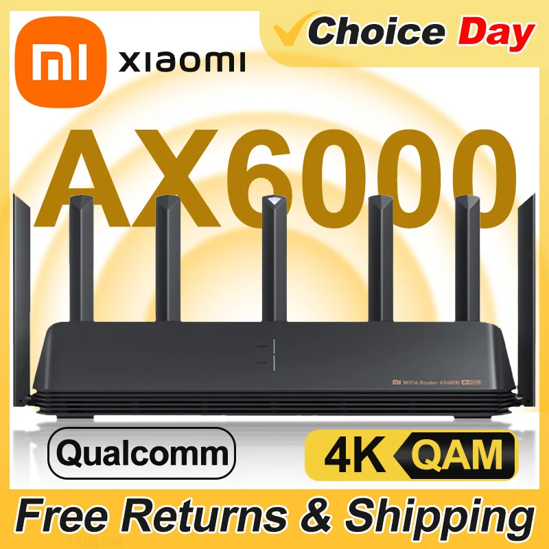 Xiaomi-AX6000-AIoT-Router-6000Mbs-WiFi6-5GHz-VPN-512MB-Qualcomm-CPU ...